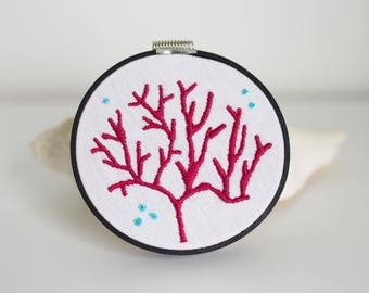 Coral embroidery | Etsy