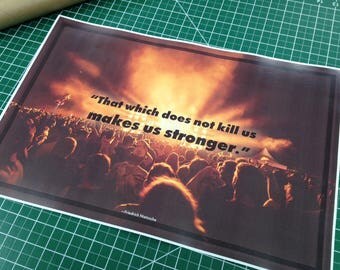 Nietzsche poster | Etsy