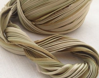 Shibori silk ribbon | Etsy
