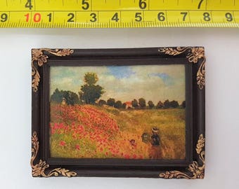 Poppy field painting | Etsy