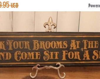 Items similar to Welcome to our Porch- Come Sit a Spell Sign Wooden ...