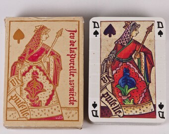 French playing cards | Etsy