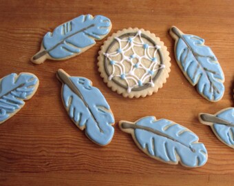 Feather cookie | Etsy