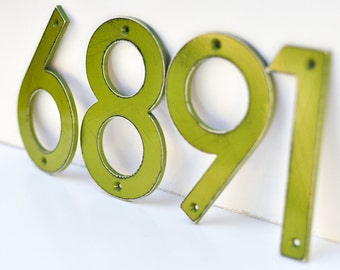 Modern house numbers | Etsy