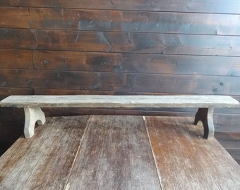 Wood foot stool | Etsy