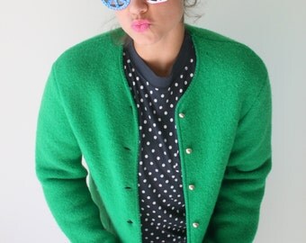 Kelly green wool | Etsy