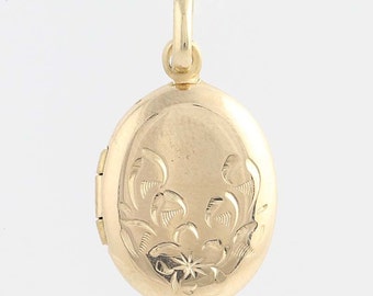 14k gold locket | Etsy