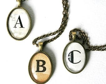 Letter locket | Etsy