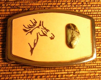 Leather pyrography | Etsy