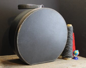 Round suitcase | Etsy