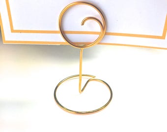 Table number holders | Etsy