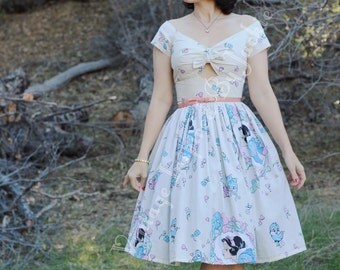 1940's Elise Spider Web Bathing Suit Reproduction by AtomicJax