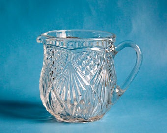 Clear glass jug | Etsy