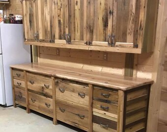 Barnwood cabinet | Etsy