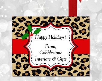 Leopard labels | Etsy