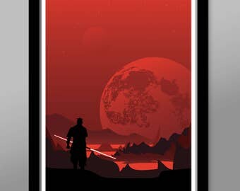 Jedi Code VS Sith Code Inspired Poster Set Print 338 Home