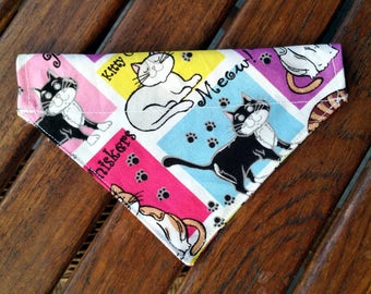 Cat print fabric | Etsy