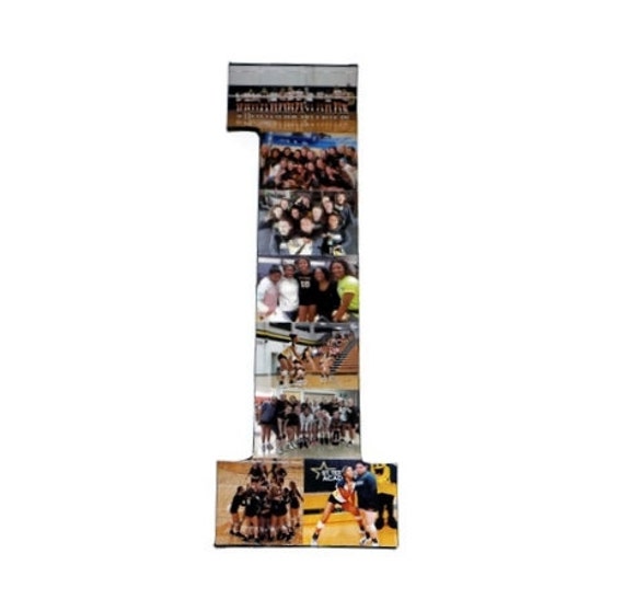 Number 1 Photo Number Collage Picture frame College Sport
