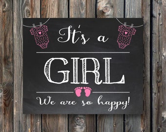 Its a girl sign | Etsy
