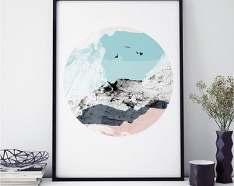 Scandinavian art | Etsy