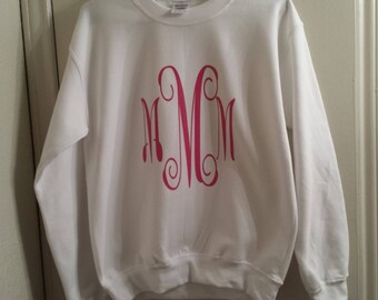 Monogrammed sweater | Etsy
