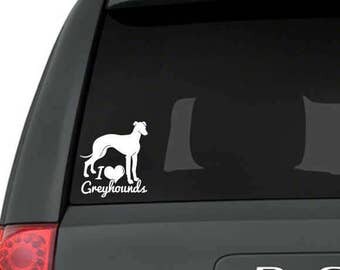 Greyhound decal | Etsy