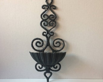 Metal wall planter | Etsy