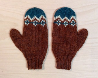 Nordic mittens | Etsy
