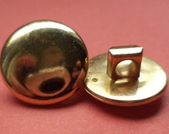 Items similar to Very Small Antique Look Metal Buttons - Shirt Buttons ...