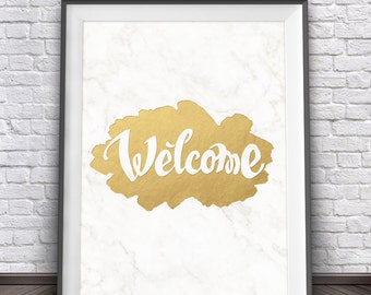 Welcome home print | Etsy