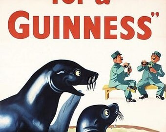 Guinness poster | Etsy