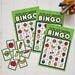 BINGO game of fruit and veggie names for kids Print cut and