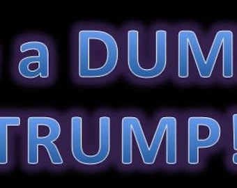 Dump trump sticker | Etsy