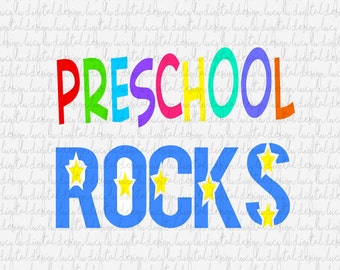 Preschool rocks | Etsy