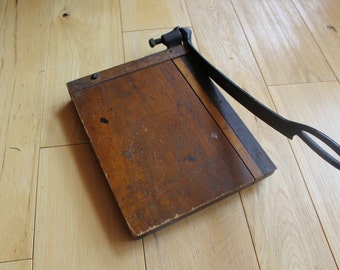 Vintage paper cutter | Etsy