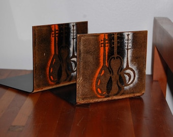 Copper bookends | Etsy