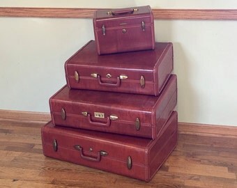 Vintage luggage set | Etsy