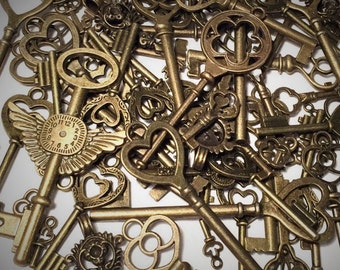 Bulk skeleton keys | Etsy