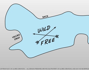 Cranial band decals | Etsy