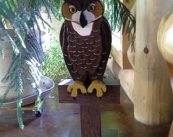 Life size owl | Etsy