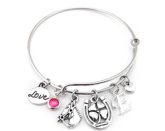 Equestrian bracelet | Etsy