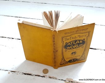 World map mirror | Etsy