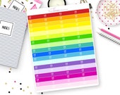 44 Work Schedule Planner Stickers for Erin Condren Life