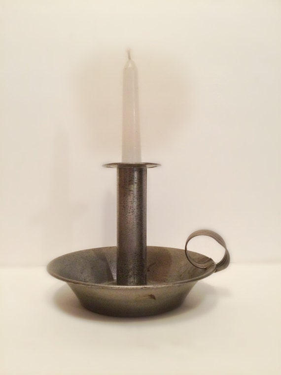 Candlestick Holder with Handle Farmhouse Taper Holder Hand