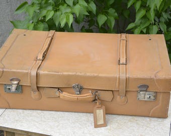 Valise de cuir | Etsy