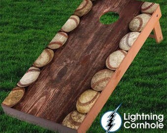 Baseball cornhole | Etsy