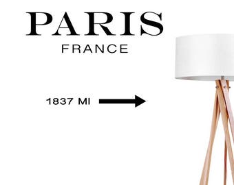 French wall decal | Etsy