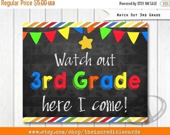 3rd grade sign | Etsy