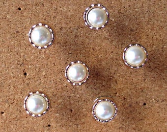 Pearl push pins | Etsy