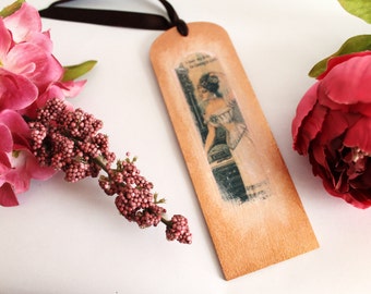 Decoupage bookmark | Etsy